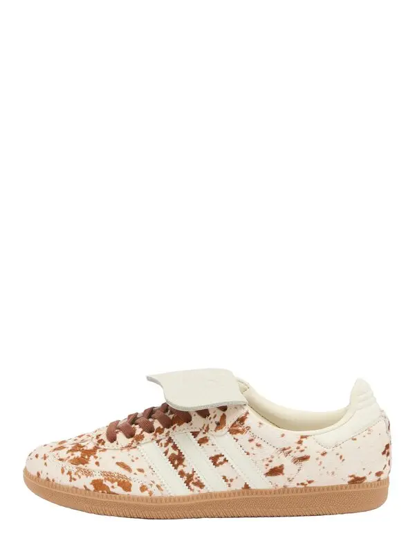 Adidas Samba Lt Cow Print Sneaker - Off White/lucid Pink/gum