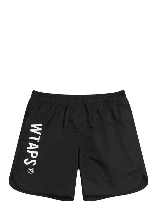 WTAPS Nylon Logo Shorts - Black