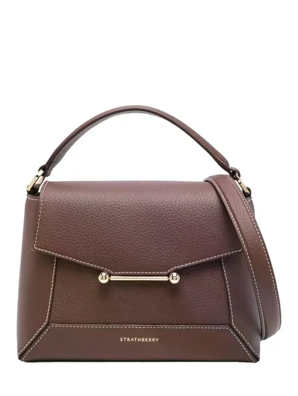 Strathberry Mosaic Tote Bag - Brown