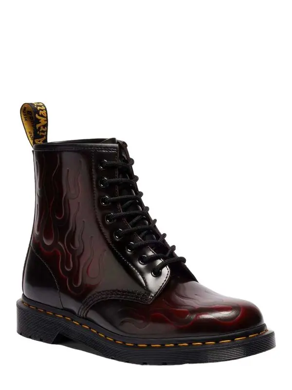 Dr. Martens 1460 Inferno Leather Boots - Red