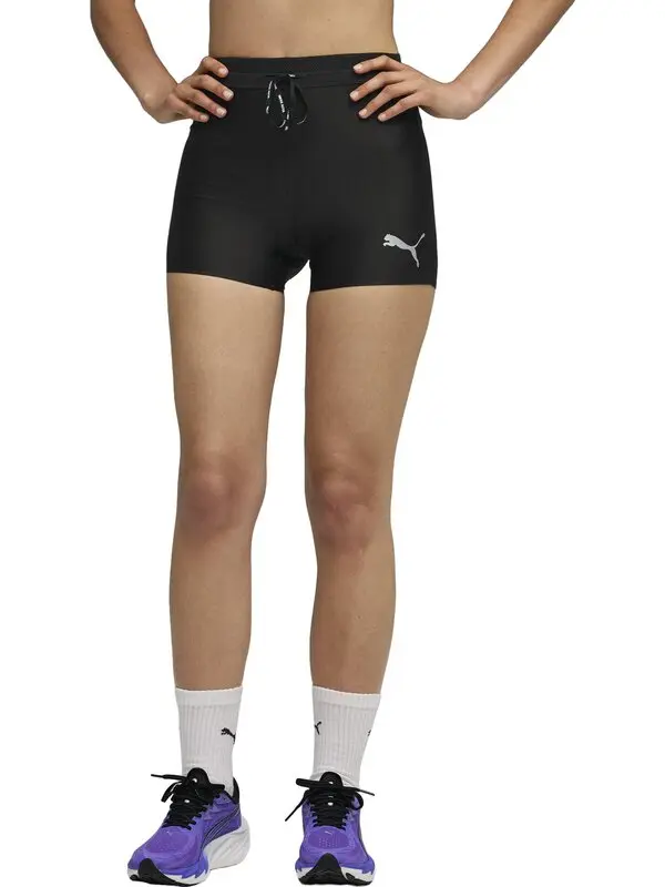 PUMA Raceday Ultraform Stretch 3" Running Short Compression Tights - Black