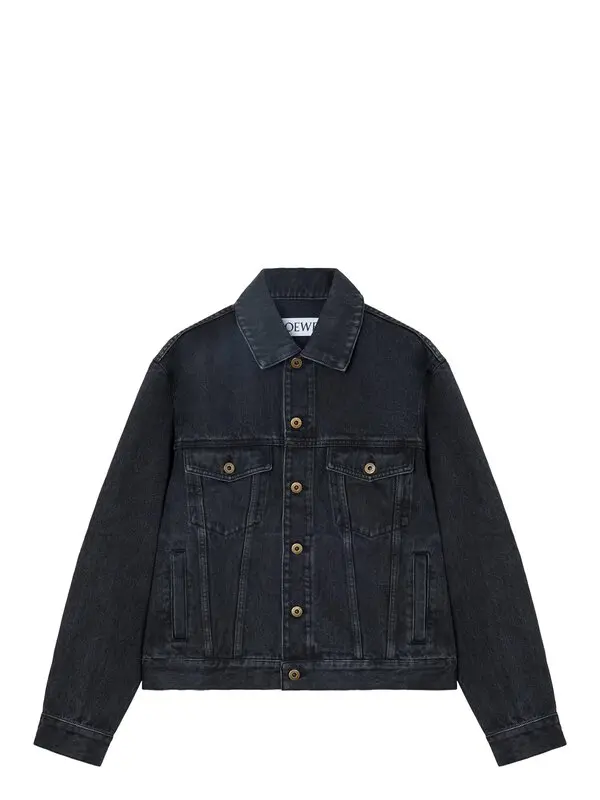 Loewe Anagram Denim Jacket - Black