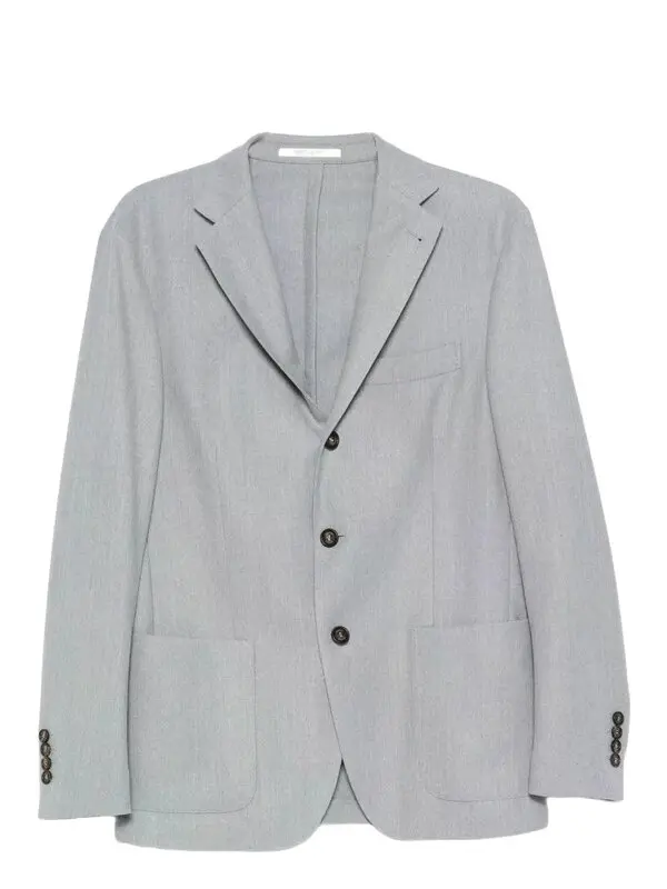 Eleventy Single-breated Blazer - Blue