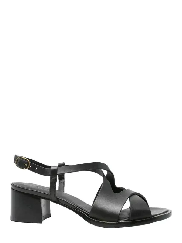 KING TARTUFOLI 45mm Crossover Ankle-strap Sandals - Black