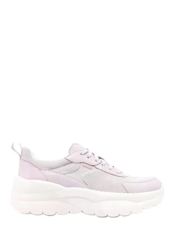 Geox Xtors Mesh Panel Sneakers - Pink