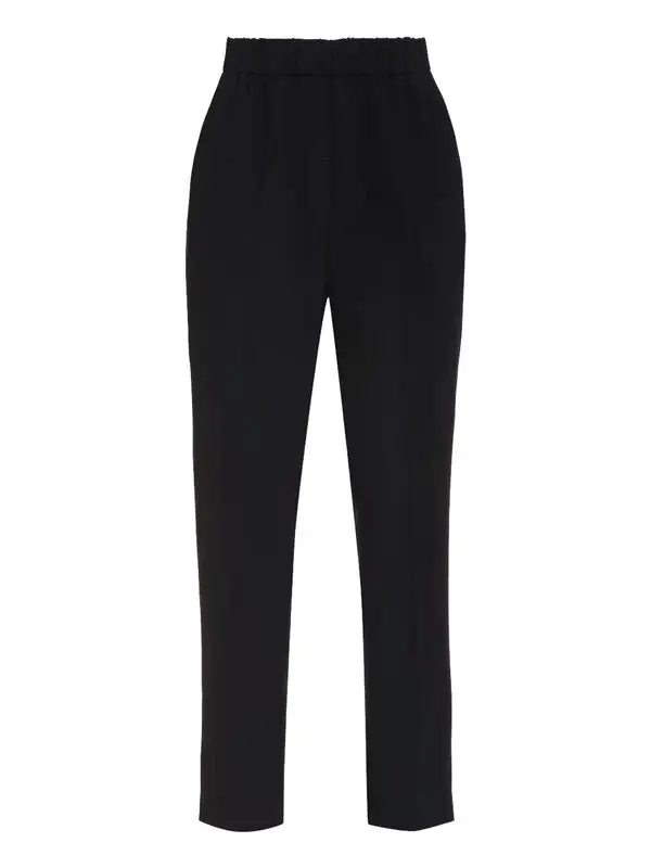 Peserico Elastic-waist Trousers - Black