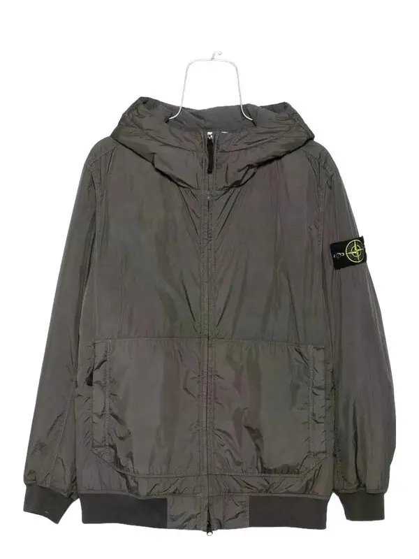 Stone Island Hooded Panelled Jacket - Grey