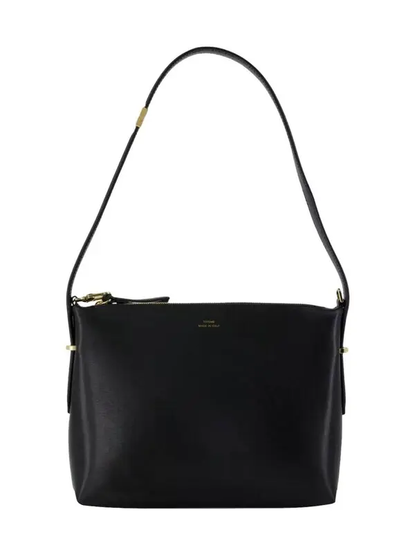 TOTEME Top-handle Calfskin Shoulder Bag - Black