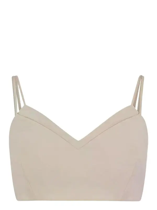 SIMONA CORSELLINI Spaghetti-strap Top - Neutrals