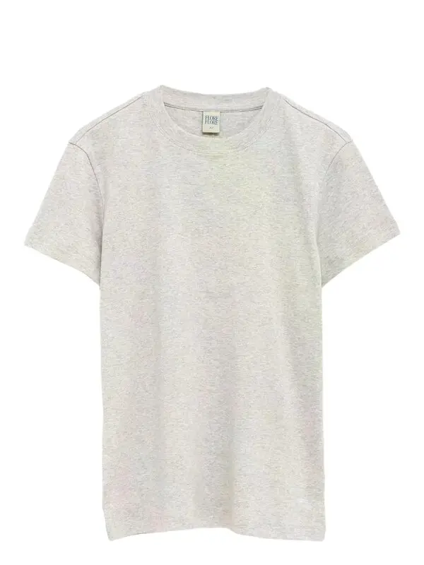 FLORE FLORE Crew-neck Short-sleeve T-shirt - Grey