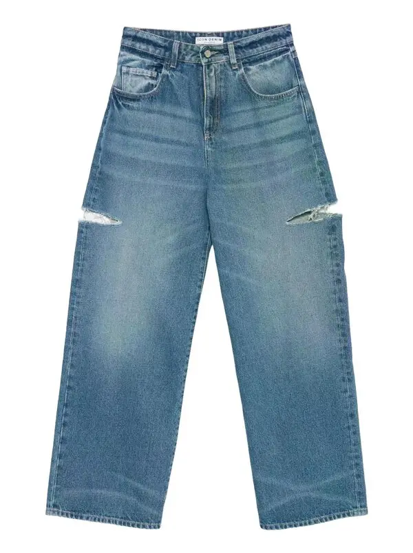 ICON DENIM LOS ANGELES Poppy Eco Wide-leg Jeans - Blue