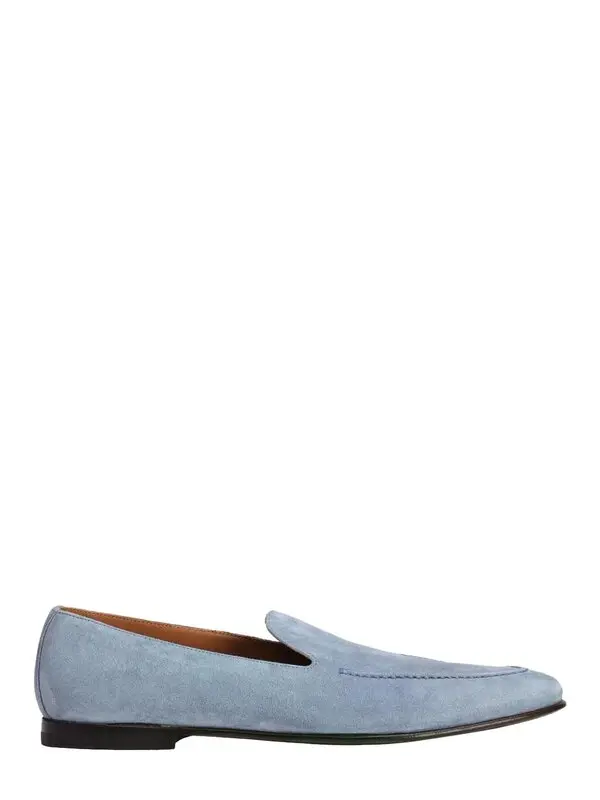 Dolce & Gabbana Suede Slip-on Loafers - Blue