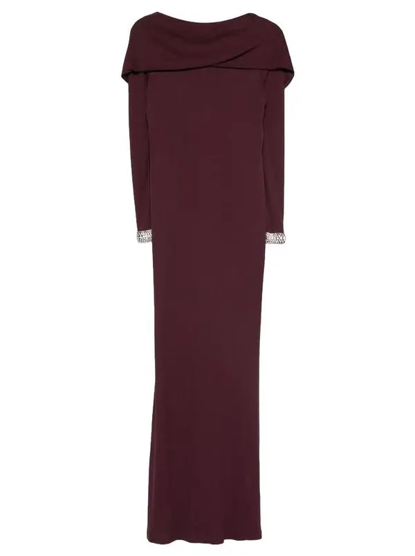 STEPHANE ROLLAND Embellished Long Dress - Purple