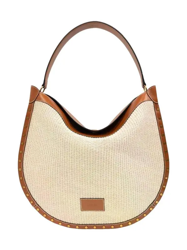 Isabel Marant Étoile Oskan Wicker Handbag - Neutrals