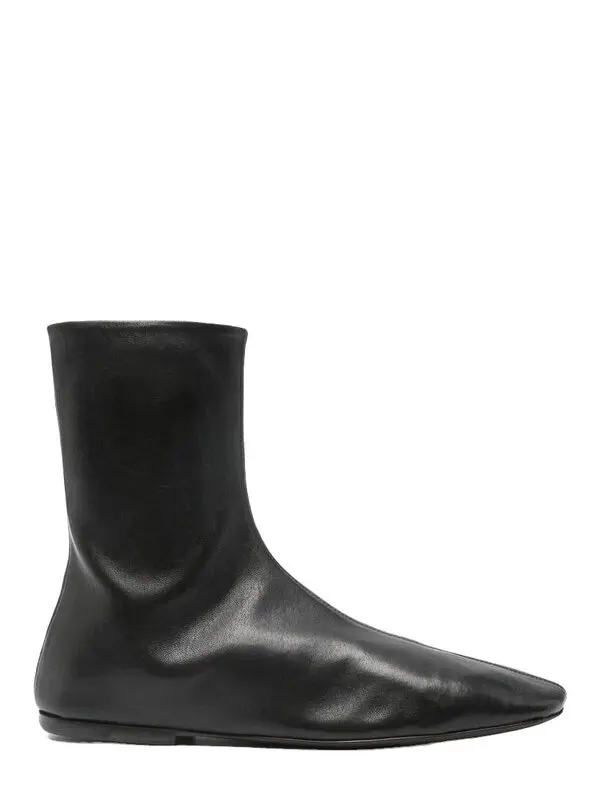 Dries Van Noten Leather Boots - Black