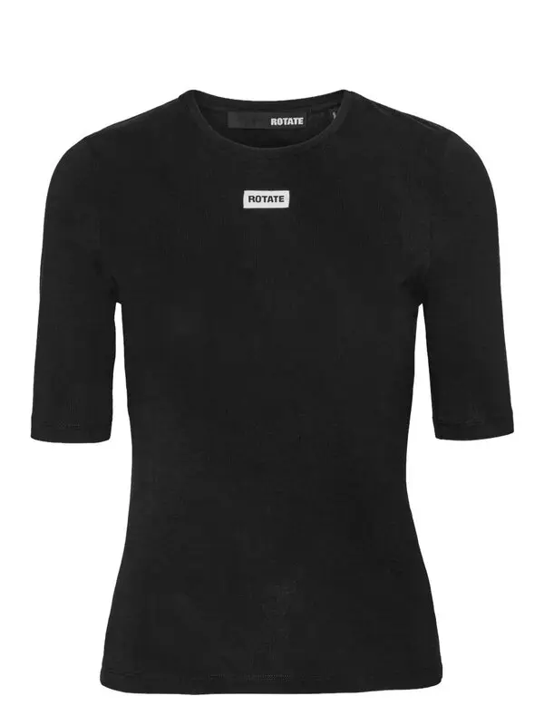 Remain Birger Christensen Logo-detail Short-sleeve T-shirt - Black