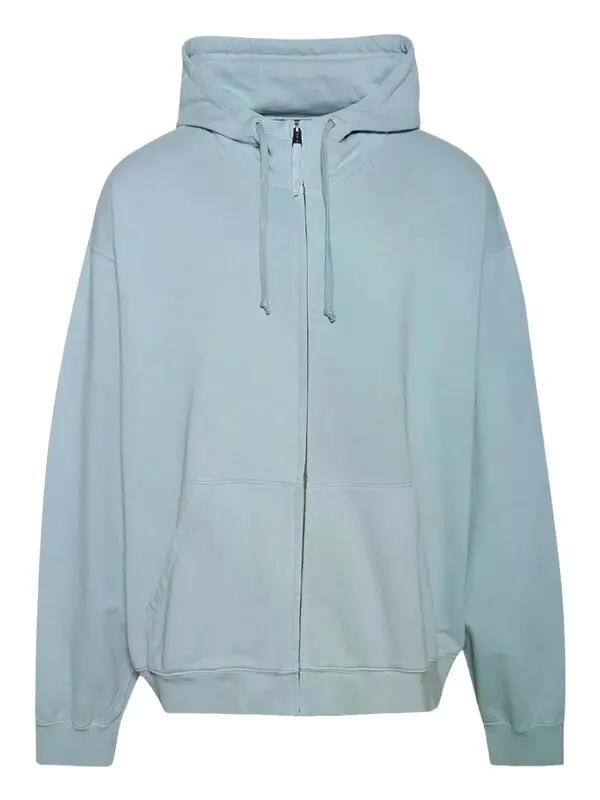 MAISON MARGIELA Hooded Zip-up Jacket - Blue