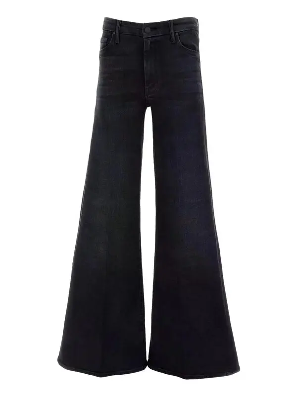 MOTHER High-waist Wide-leg Jeans - Black