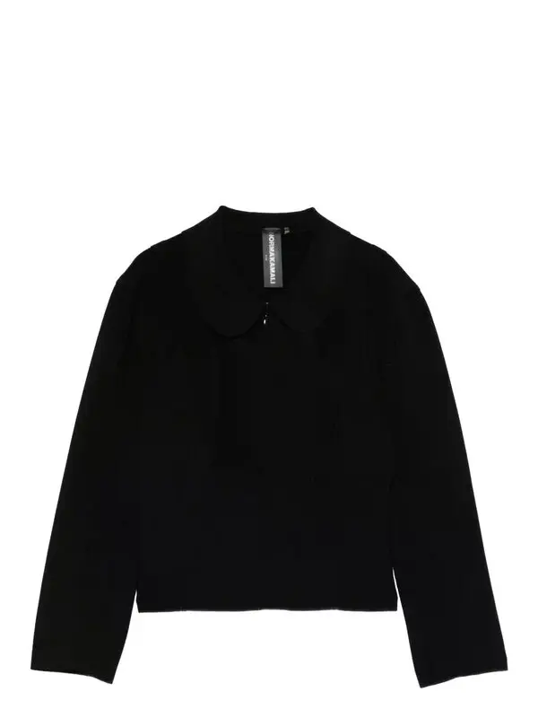 Norma Kamali Peter Pan-collar Jacket - Black