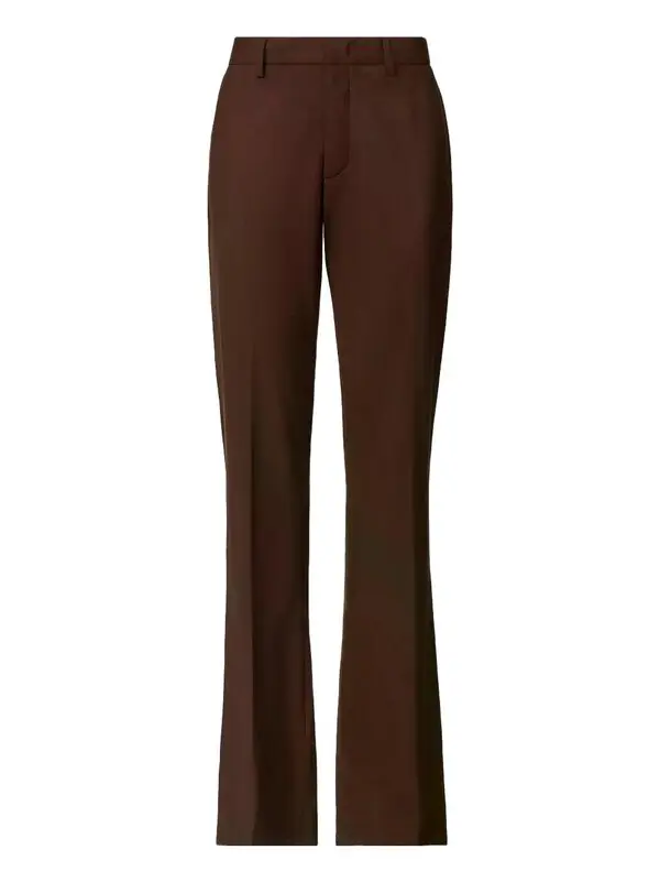 Fabiana Filippi Welt-pocket Zip Trousers - Brown