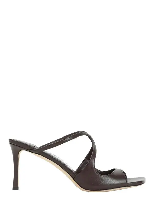 JIMMY CHOO 75mm Anise Sandals - Brown
