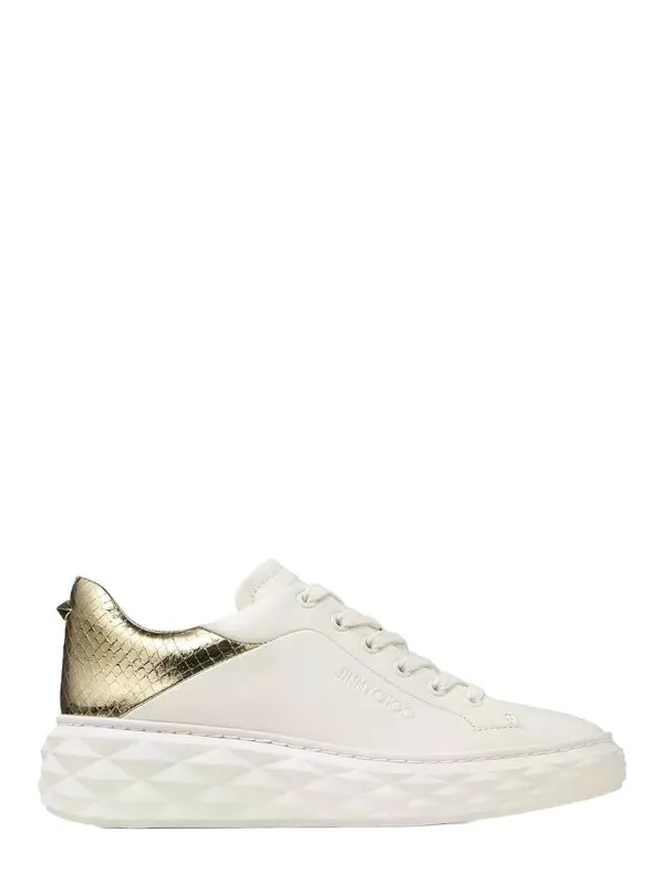 JIMMY CHOO Diamond Maxi Sneakers - White