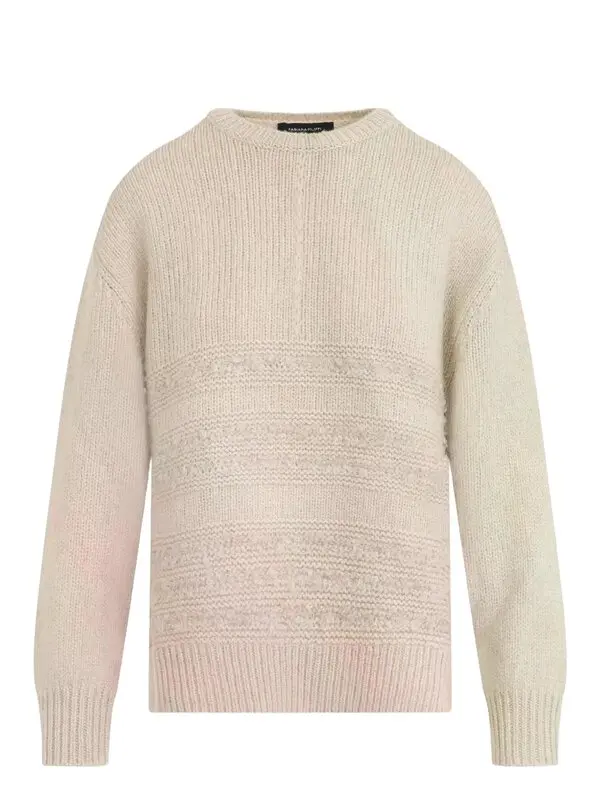 Fabiana Filippi Panelled Sweater - Neutrals