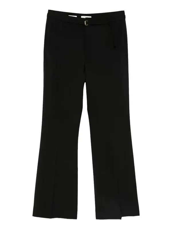 Vince Flared-leg Tailored Trousers - Black
