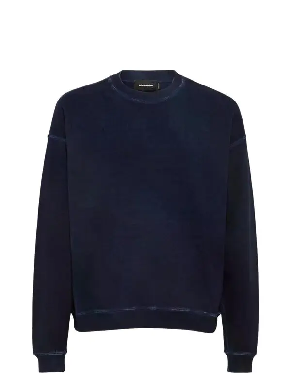 Dsquared2 Logo-patch Sweatshirt - Blue