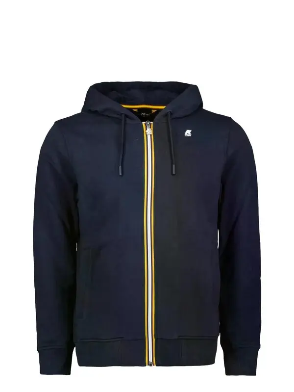 K-WAY Hooded Zip-up Sweatshirt - Blue