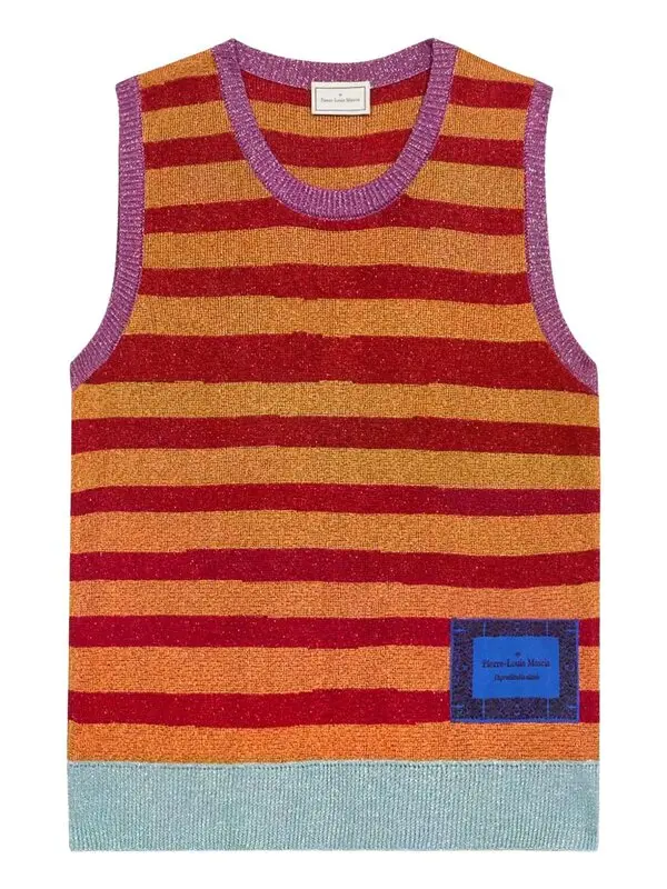 PIERRE-LOUIS MASCIA Tricot Vest - Orange