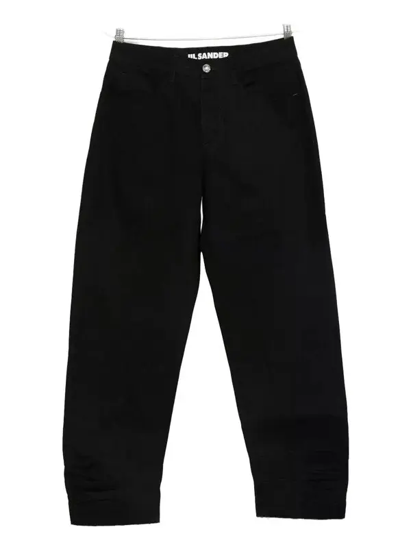 JIL SANDER Logo-patch Jeans - Black