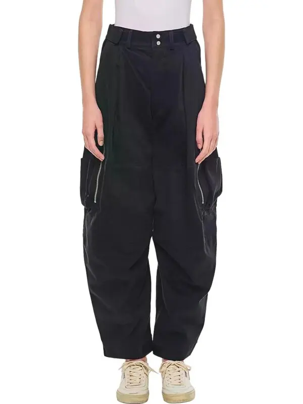 MORDECAI Cargo Pocket Trousers - Black