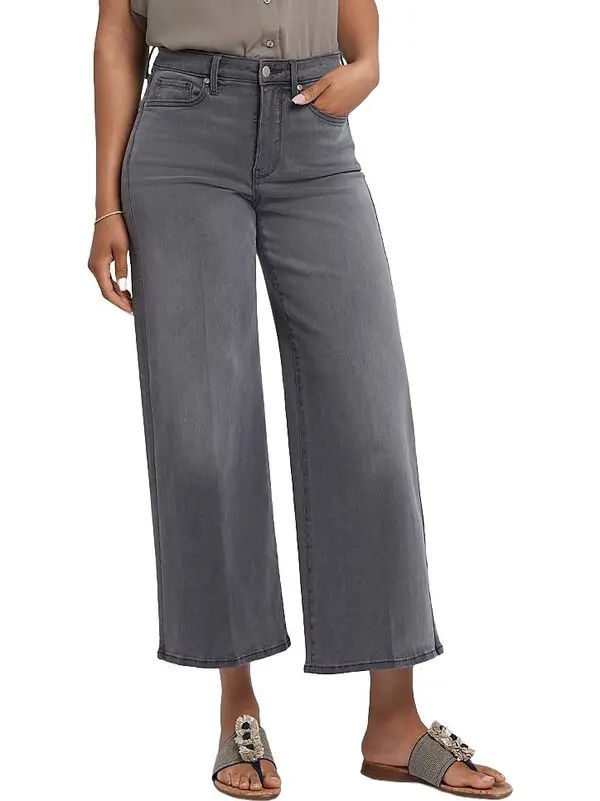 NYDJ Brodi High-rise Wide-leg Ankle Jeans - Frontera Bluffs