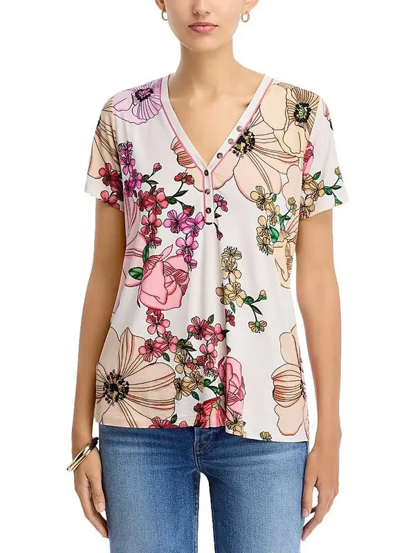 Johnny Was Janie Favorite Floral Tee - Rosabelia