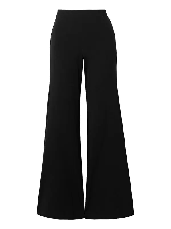 THE PARK Tessa Stretch-tencel™ Lyocell Flared Pants - Black
