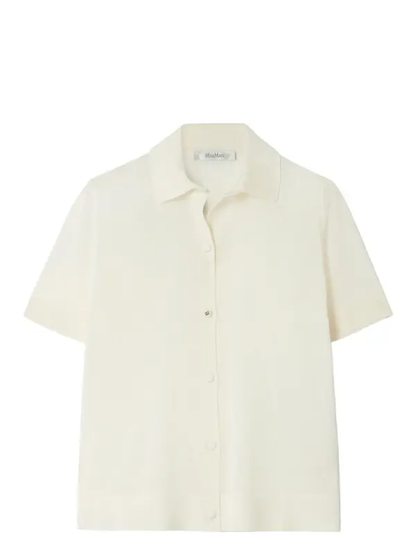 Max Mara Wool Shirt - White