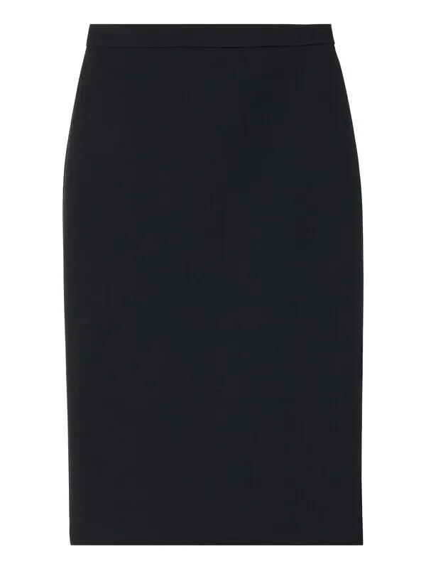 Max Mara Flash Woven Midi Skirt - Black