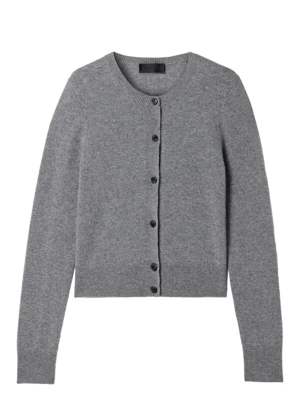 NILI LOTAN March Cashmere Cardigan - Gray