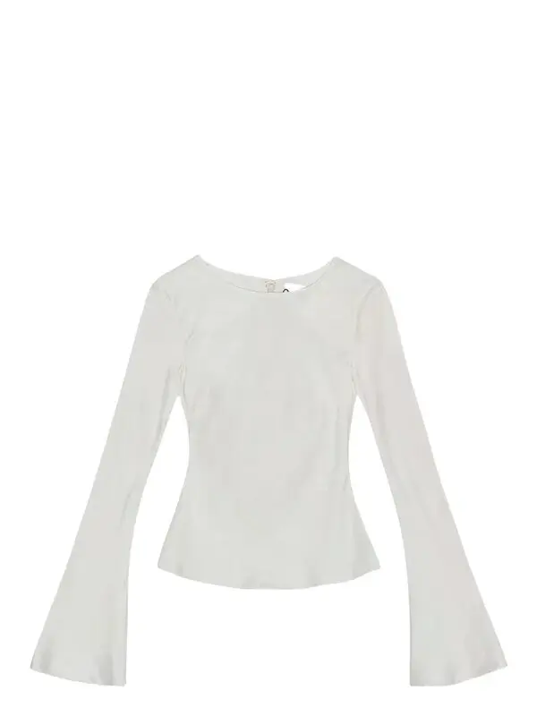 GANNI Long-sleeve Blouse - White
