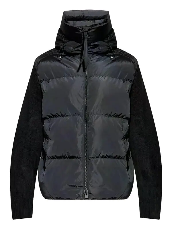 Canada Goose Quilted Hooded Padded Jacket - Black