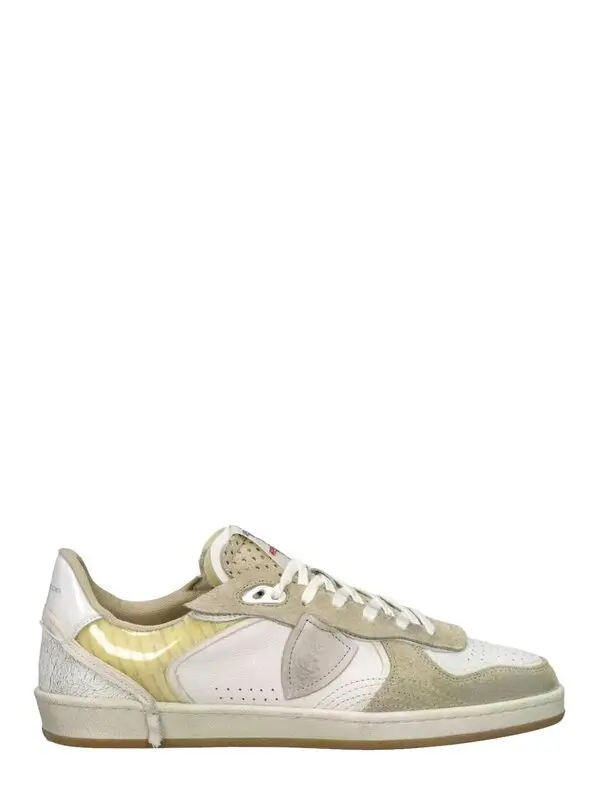 Philippe Model Panelled Low-top Sneakers - White