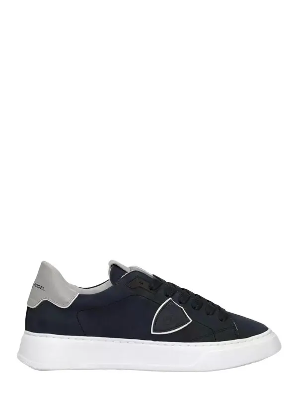 Philippe Model Suede Panelled Sneakers - Blue