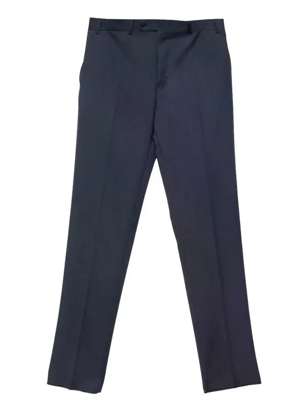 Canali Wool Trousers - Blue