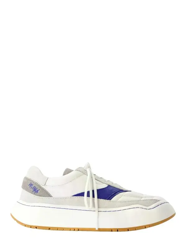 ADER ERROR Leather Panelled Sneakers - Neutrals