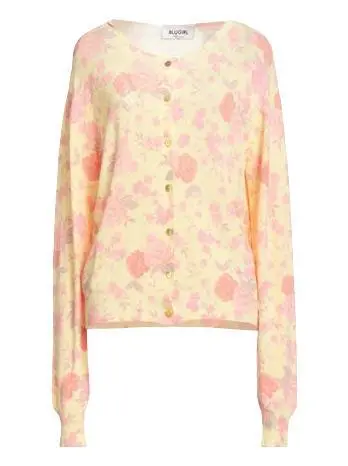 BLUGIRL Floral Print Knit Cardigan - Yellow