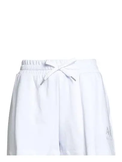 Armani Exchange Cotton Blend Athletic Shorts - White