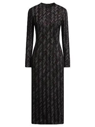 Missoni Midi Intarsia-knit Bodycon Dress - Black