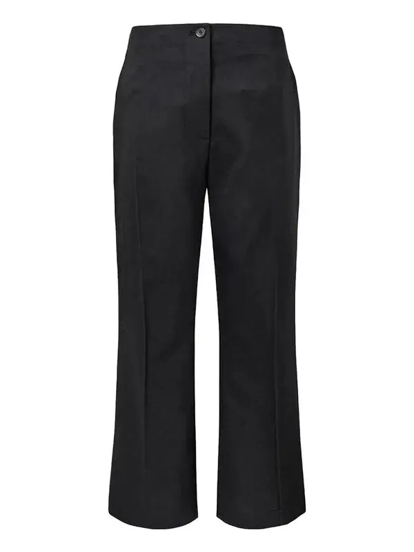 AMOMENTO Straight-leg Trousers - Black