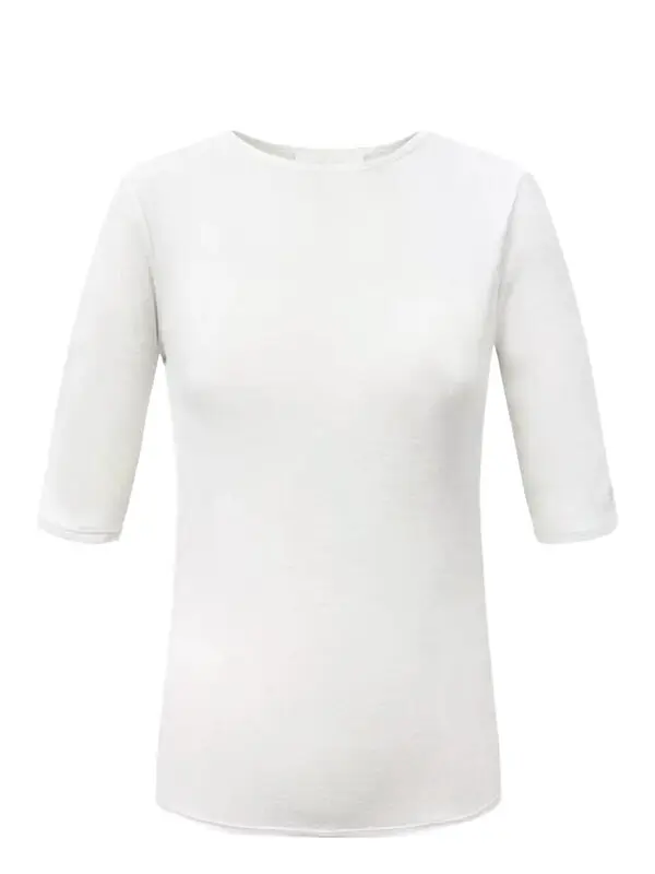 AMOMENTO Cotton T-shirt - White